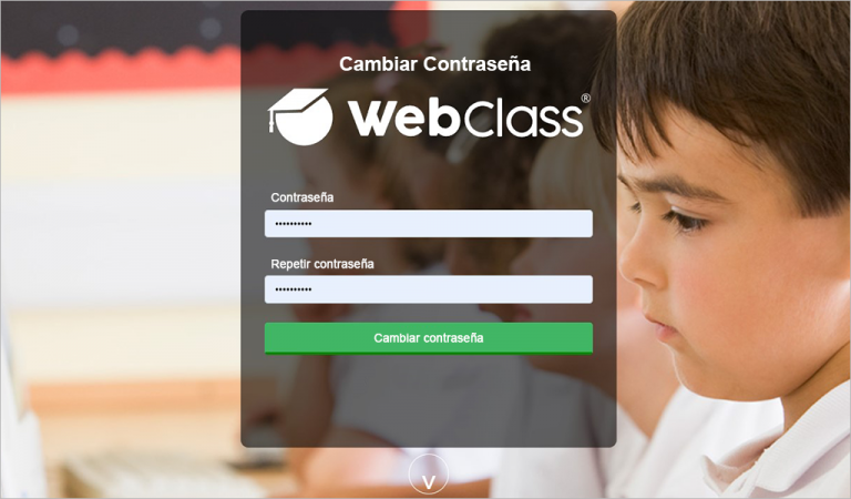 Iniciar sesión y cambiar contraseña – Ayuda WebClass